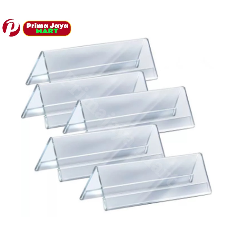 Jual Acrylic display meja ukuran 7 x 30 cm | Shopee Indonesia