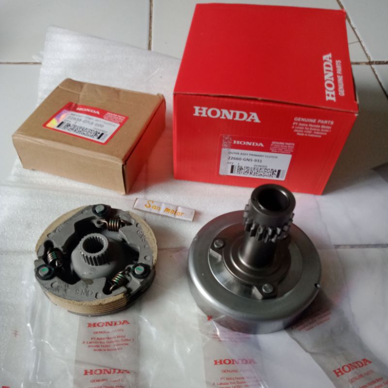 Jual Kampas Ganda Assy Kopling Plus Mangkok Lonceng Honda Grand Astrea Supra lama GN5. | Shopee ...