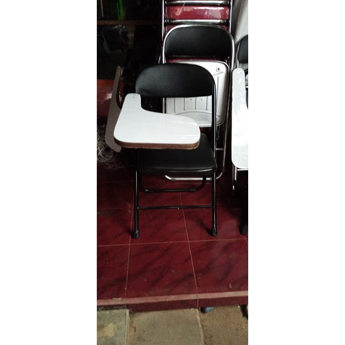 Jual 1 pcs kursi kuliah lipat kursi belajar dengan meja | Shopee Indonesia