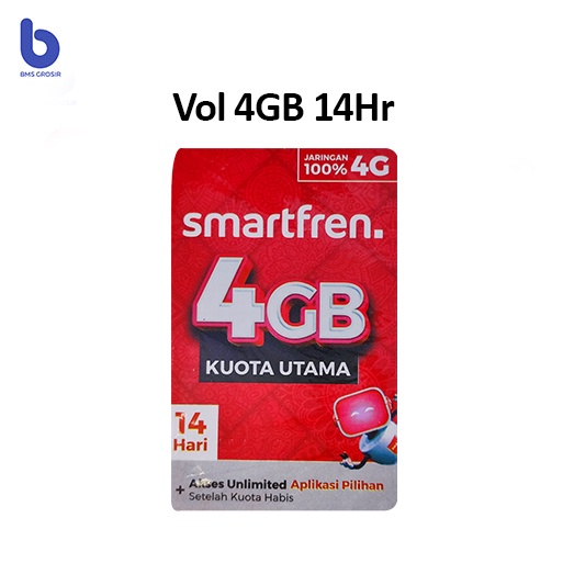 Jual Voucher Smartfren Volume Based 4GB 14 Hr | Shopee Indonesia