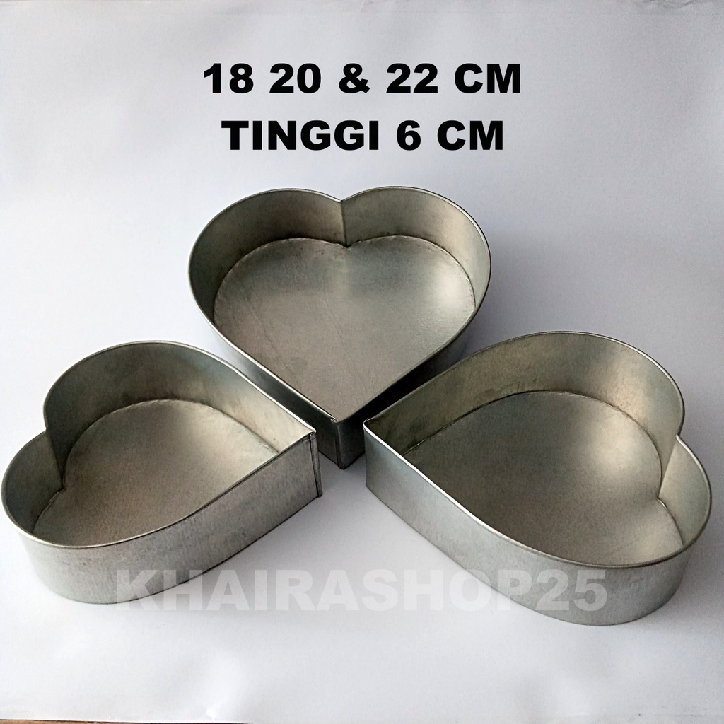Jual Loyang love Loyang kue love 18 20 22 cm Cetakan kue bentuk love ...