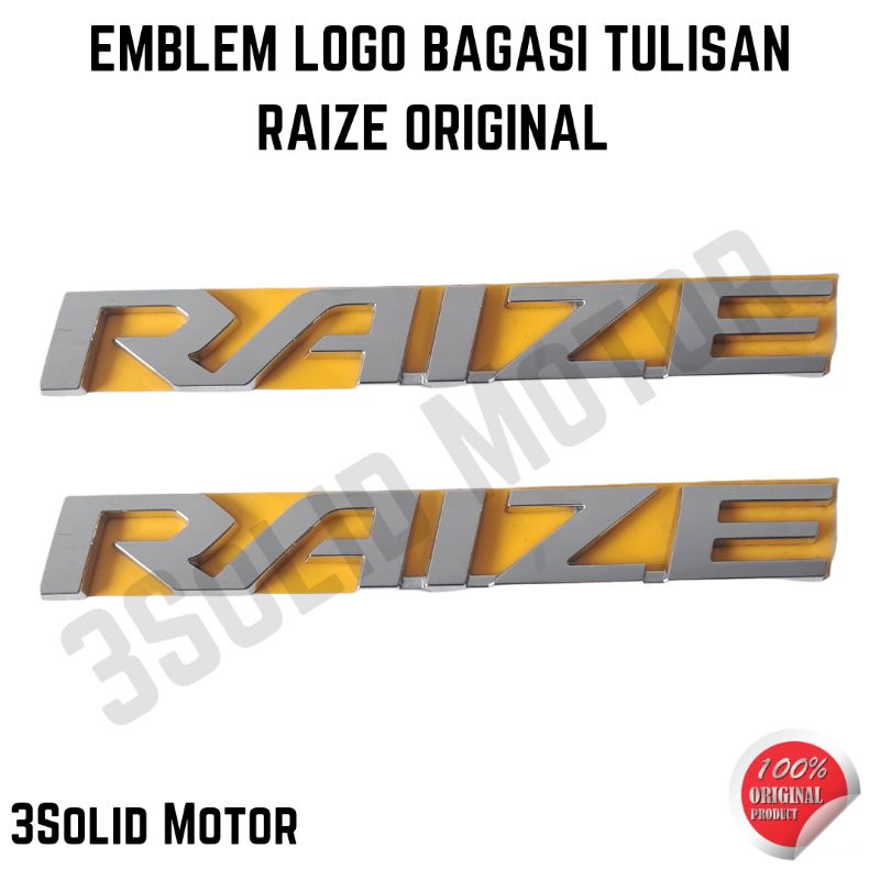 Jual EMBLEM LOGO RAIZE ORIGINAL | Shopee Indonesia