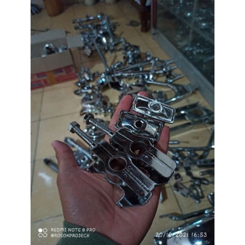 Jual SETELAN RANTAI TIGER REVO COPOTAN MOTOR CHROME | Shopee Indonesia