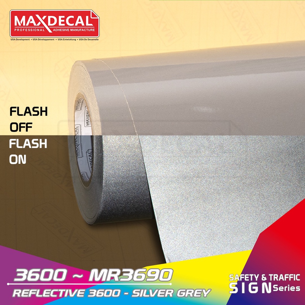 Jual Maxdecal 3600 Reflective, Meteran 60cm, Safety & Traffic Sign ...