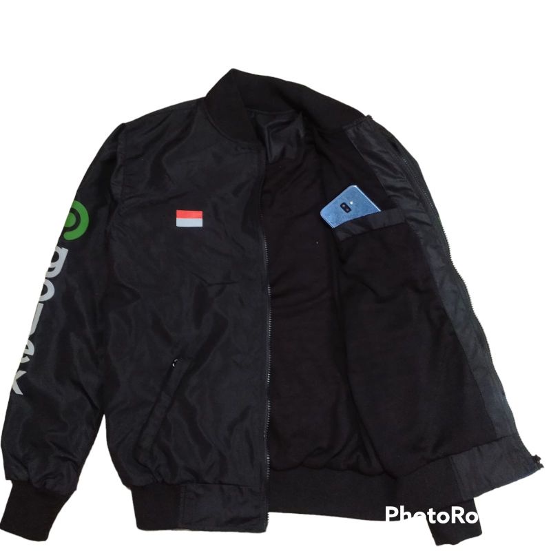 Jual jaket go jek parasut/jaket ojol/jaket hitam go jek terbaru ...