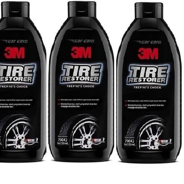 Jual Paket 3 Botol - 3M 79042 Tire Restorer 350 ml. (Semir Ban 3M) | Shopee Indonesia