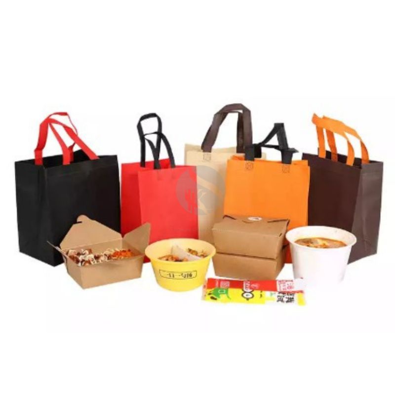 Jual Tas Spunbond / Tas kain/ Spunbund / Belanja Ukuran 25x12x30 cm ...