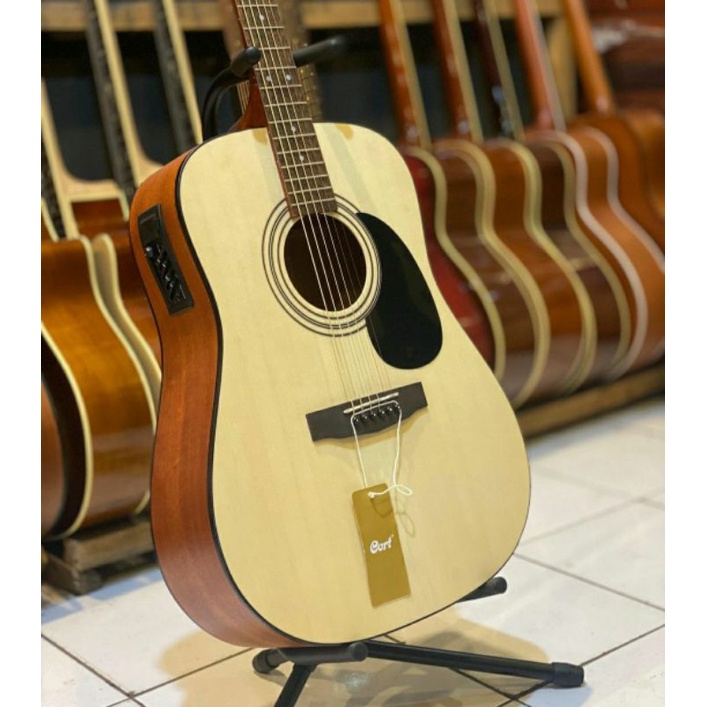 Jual Gitar Akustik Elektrik Original Cort AD810op | Shopee Indonesia