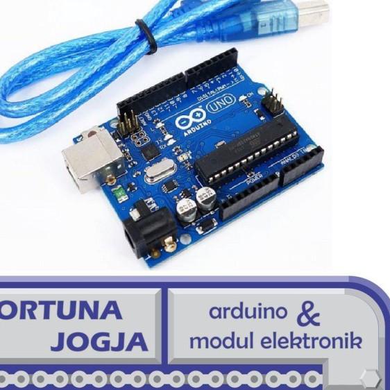 Jual Arduino Uno R3 Clone Versi Resmi + USB Cable | Shopee Indonesia