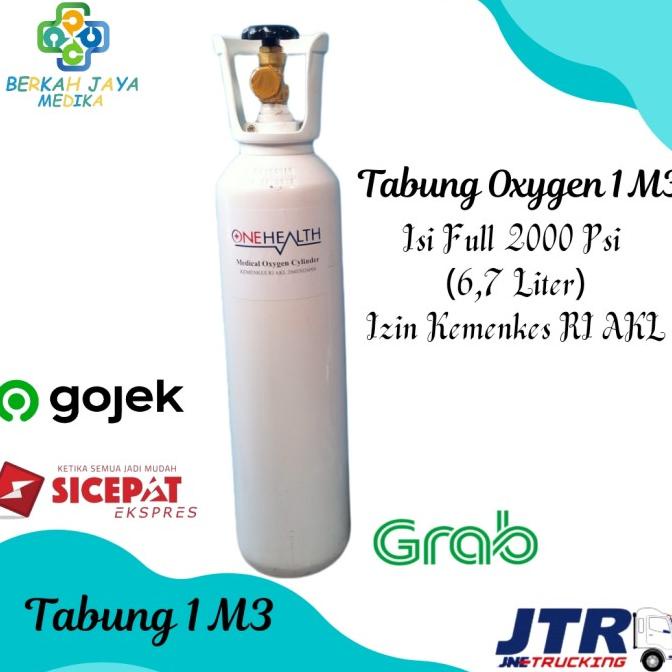 Jual Tabung Oksigen 1m3 Kecil Full Isi Oxygen 2000psi | Shopee Indonesia
