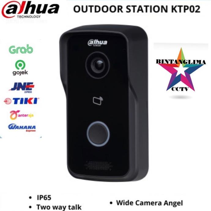 Jual TERMURAH DAHUA KTP02 video door phone intercom station ip VILLA ...