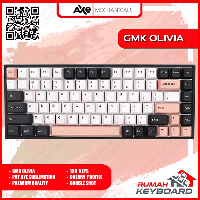 Jual KEYCAP - KEYCAPS - CHERRY - GMK OLIVIA - PBT DYE SUB | Shopee Indonesia
