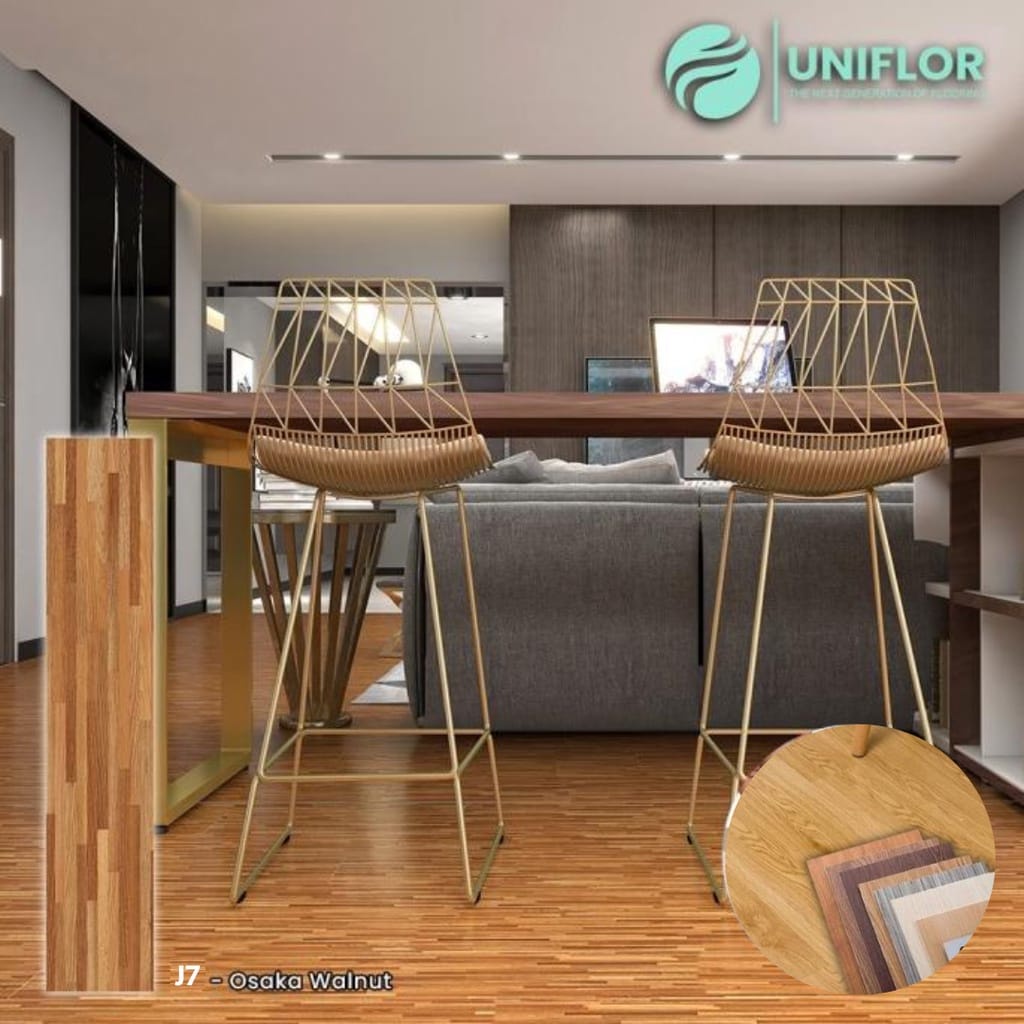 Jual UNIFLOR VINYL LANTAI NON STICKER PREMIUM 1.8MM (3.345m2/24pcs/box ...