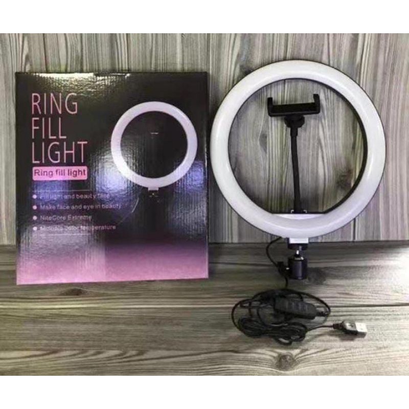 Jual RING LIGHT LED 26CM LAMPU MAKE UP VLOG MULTI LIVE , FOTO | Shopee ...
