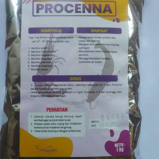 Jual Jual Produk Probiotik untuk Budidaya Udang dan Ikan Procenna ...