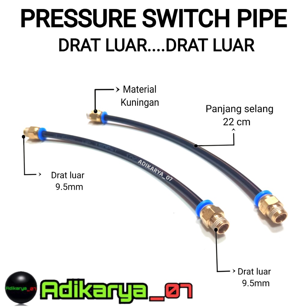 Jual Pressure switch pipe selang pipa otomatis kompresor listrik check ...