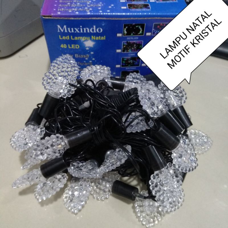 Jual LAMPU NATAL / HIAS MOTIF kristal | Shopee Indonesia