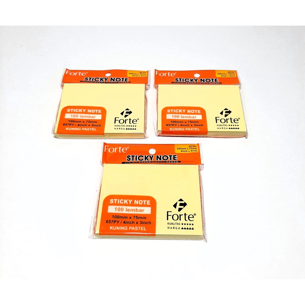 Jual Harga Grosir (1packs/100Lembar ) Label/Memo Sticky Notes Ukuran ...
