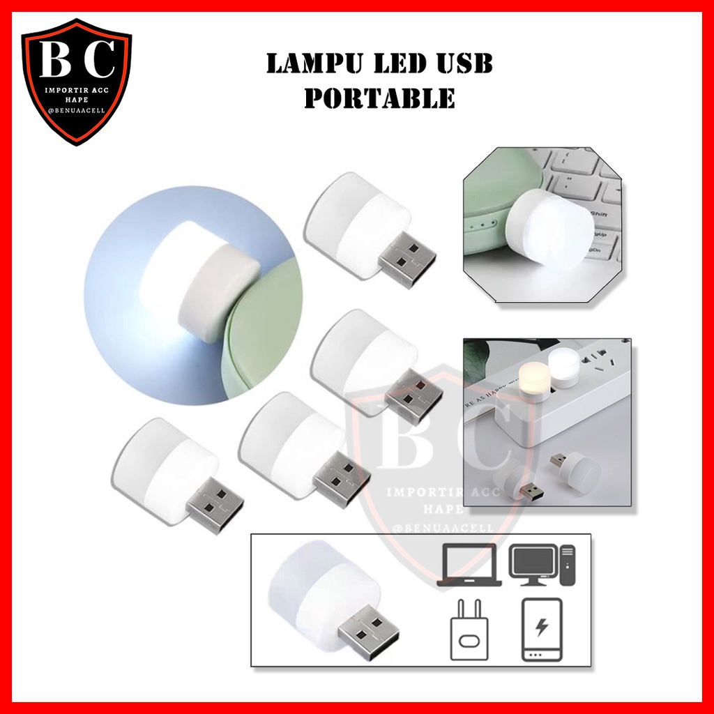 Jual LAMPU LED USB PORTABLE LAMPU MINI LED / BOHLAM LAMPU MINI LAMPU TIDUR | Shopee Indonesia