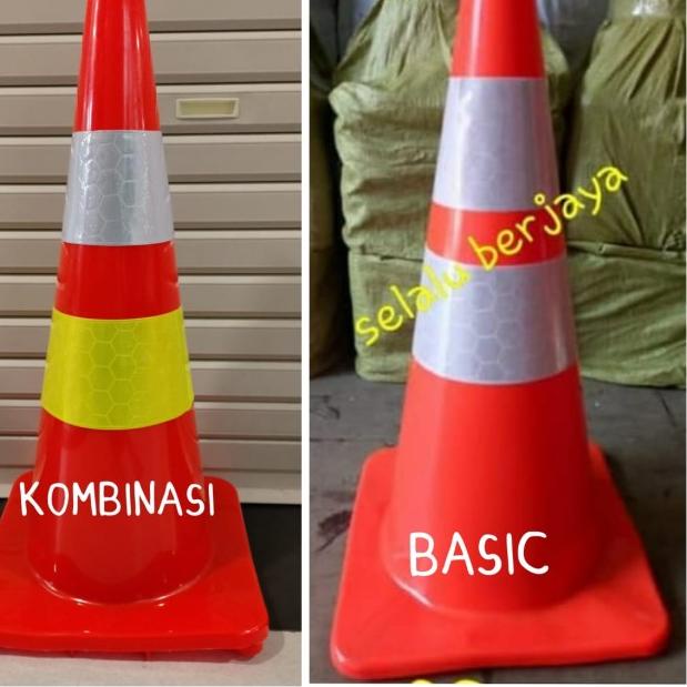 Jual TRAFFIC CONE KARET TINGGI 70CM - Kuning | Shopee Indonesia