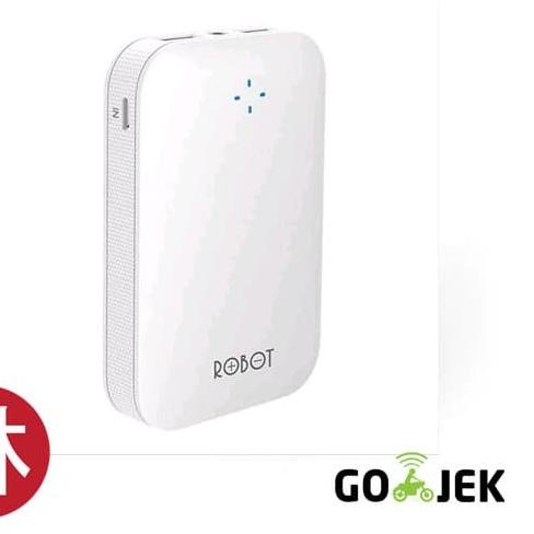 Jual Vivan Robot RT7300 6600mAh 2 USB Powerbank Mini LED White - DAP ...