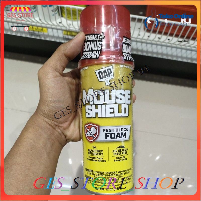 Jual DAP Lem Sealent Mouse Shield Touch & Foam 340 gr Lem busa penutup ...