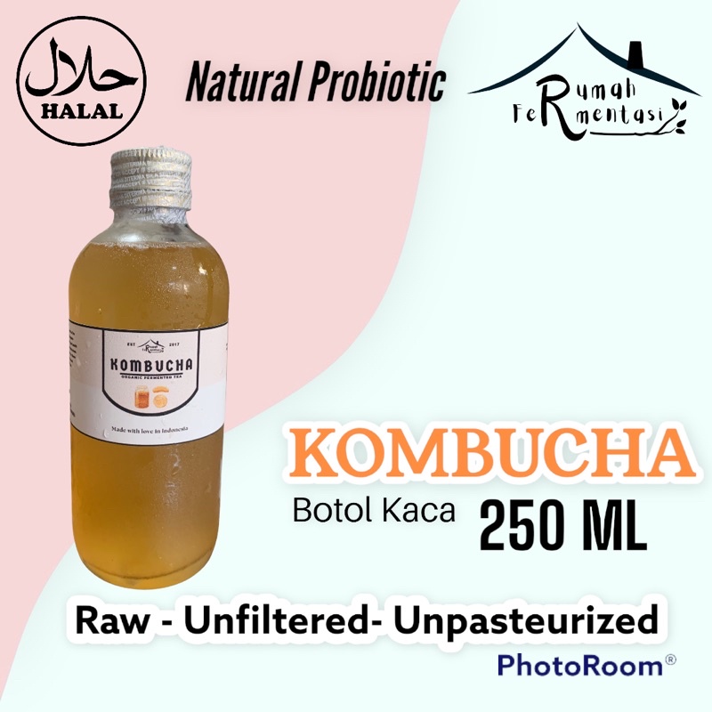 Jual Kombucha Original 250ml | by Rumah Fermentasi | Shopee Indonesia