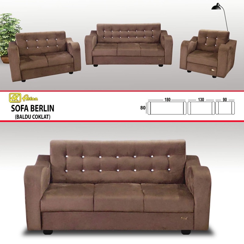 Jual Sofa 321 baldu starwin (bisa request warna) | Shopee Indonesia