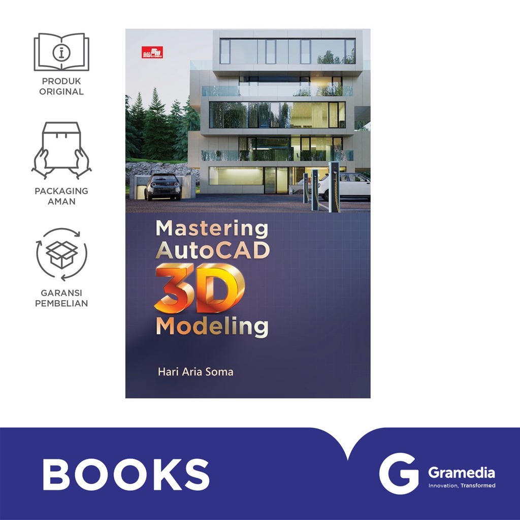 Jual Mastering AutoCAD 3D Modeling (Hari Aria Soma) | Shopee Indonesia