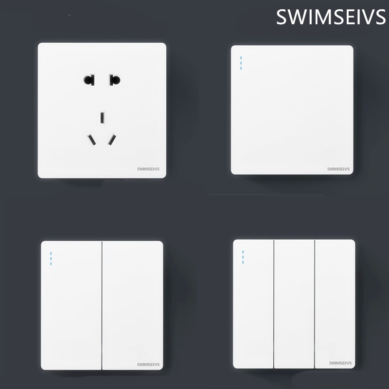 Jual Saklar / Sakelar Lampu Emas Gold/Grey/White/Black Brushed 1/2/3 ...