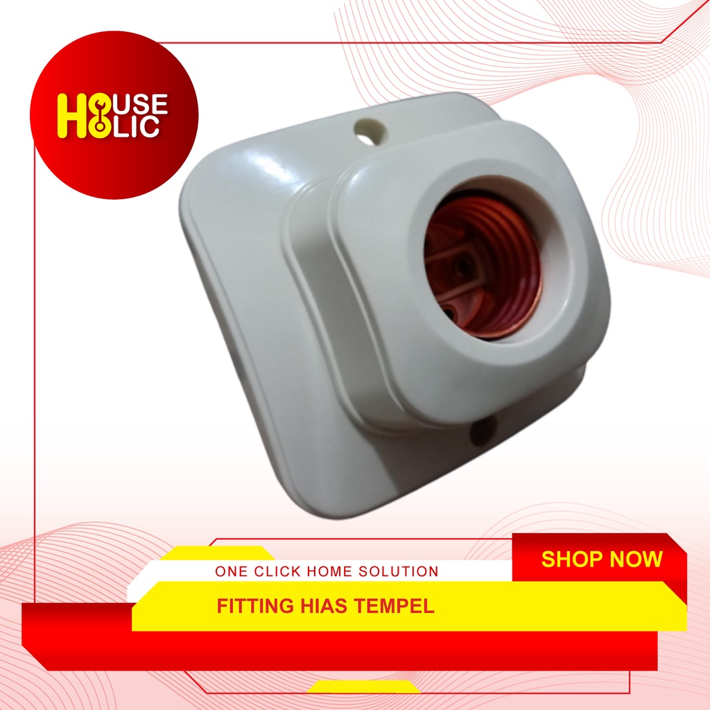 Jual Fitting Hias Dudukan Plafon Tempel Persegi Fitting Lampu Plapon ...