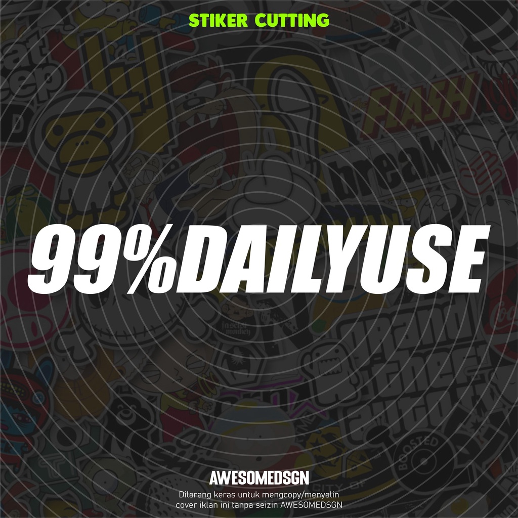 Jual STIKER STICKER CUTTING 99%DAILYUSE | Shopee Indonesia