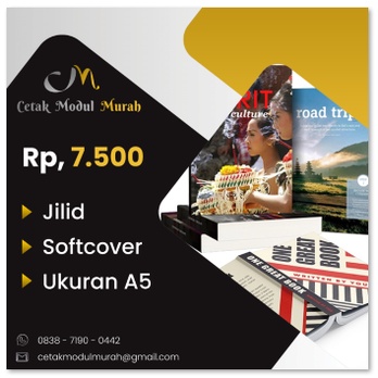 Jual Cetak Buku Modul Novel | Cover Jilid Softcover A5 | Shopee Indonesia