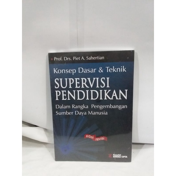 Jual KONSEP DASAR & TEKNIK SUPERVISI PENDIDIKAN EDISI REVISI - PIET ...
