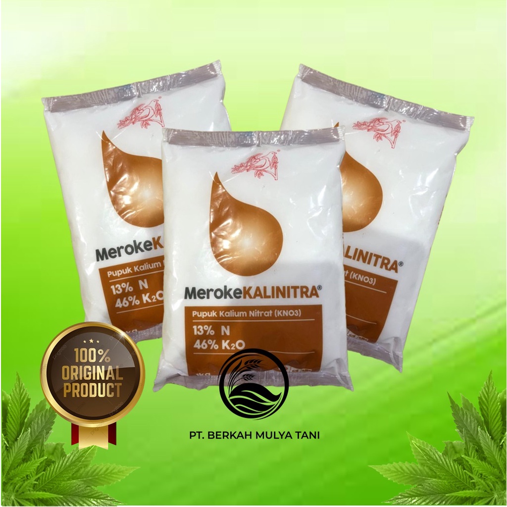 Jual Meroke Kalinitra Pupuk Kalium Nitrat KNO3 1 Kg Kemasan Pabrik ...