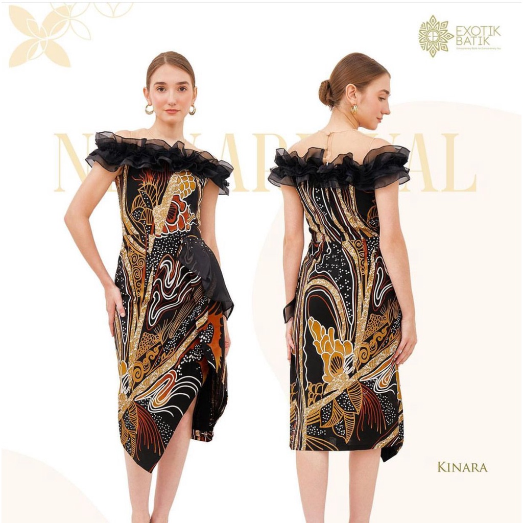 Jual Kinara Couple set/Batik Pesta/Batik Kondangan/Batik Arisan/Batik Santai/Batik Family Modern ...