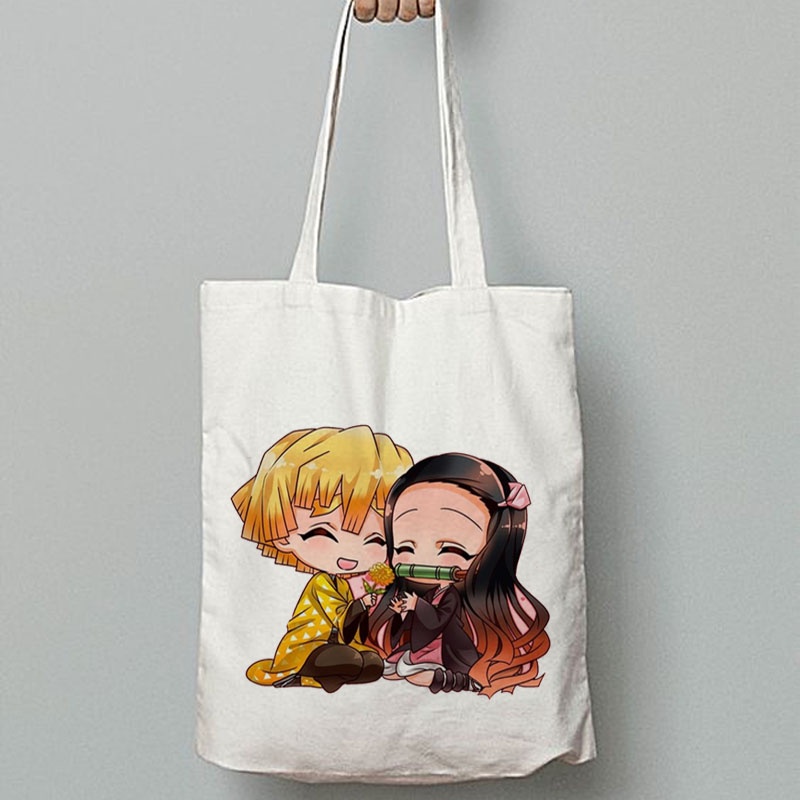 Jual NHYD3786 Terlaku... Totebag Tote Bag Anime Demon slayer Nezuko ...