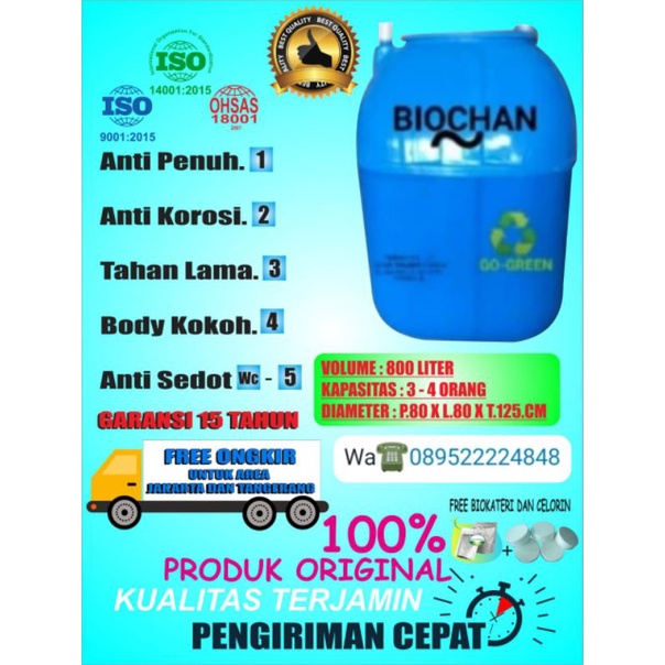 Jual septic tank biofil biotank Biofilter sepiteng septic tank biotech ...
