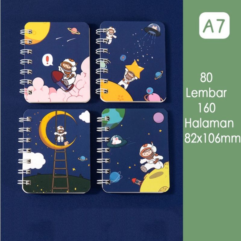 Jual Notebook Ring Motif Lucu Kecil Isi 80 Lembar | Shopee Indonesia