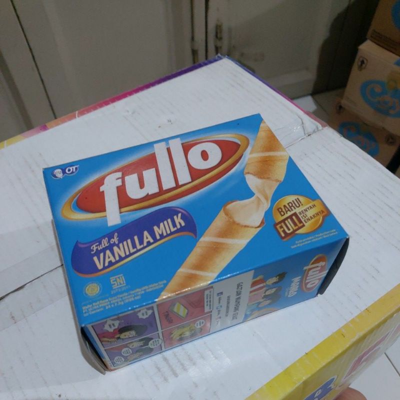 Jual wafer roll fullo coklat vanila eceran 500 | Shopee Indonesia