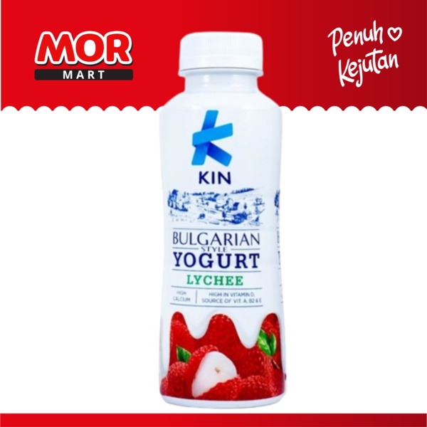 Jual KIN Bulgarian Yogurt Lychee Susu Fermentasi Leci 200 ml | Shopee ...