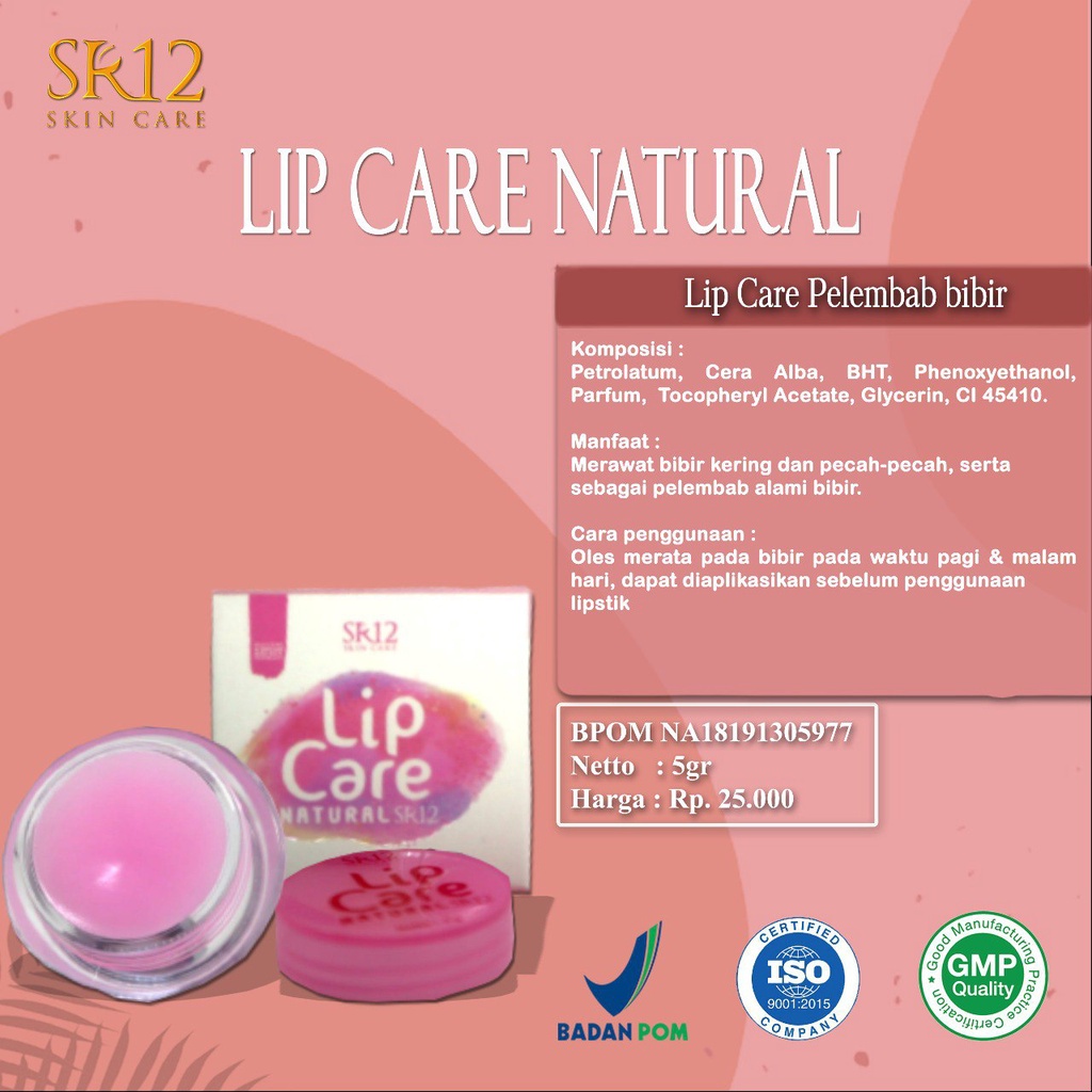 Jual Lip Care SR12 Pink Cherry & Natural Lip Glow Magic SR12 Pelembab Pencerah Bibir Hitam Gelap ...