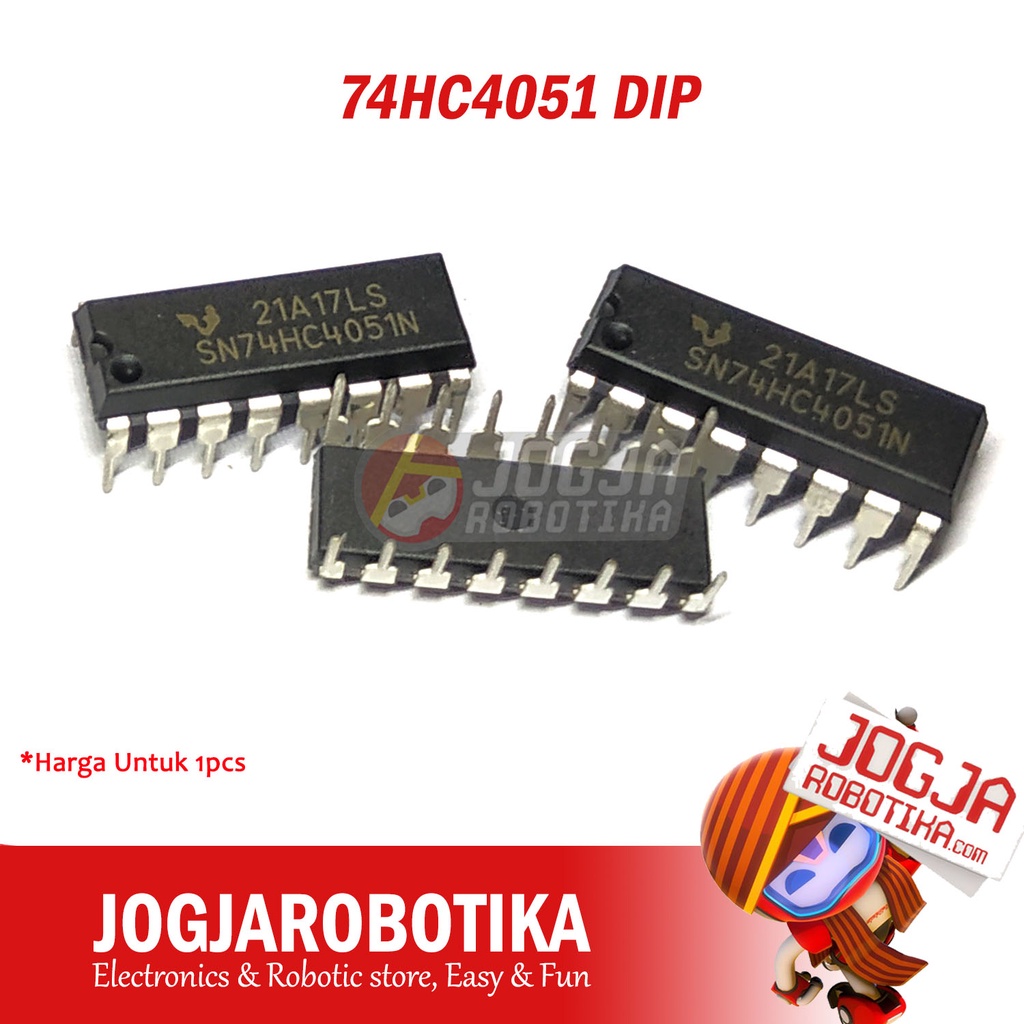 Jual IC 74HC4051 DIP | Shopee Indonesia