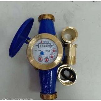 Jual Water Meter Amico 1 1/4 inch DN32 meteran air Type LXSG-32E barang ...