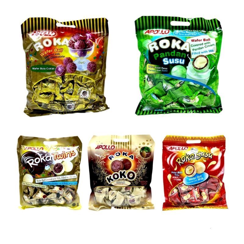 Jual APOLLO ROKA WAFER BALL 50 PCS | Shopee Indonesia