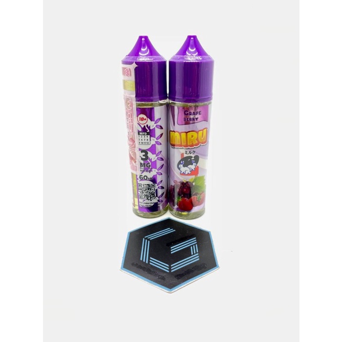 Jual Miru GRAPE BERRY ICE 60ML 1PCS by Jozojo Brewery Liquid Zonic ...