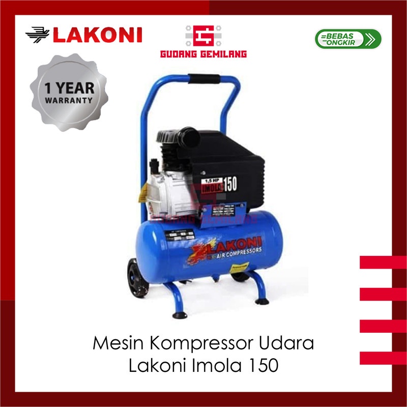 Jual Mesin Kompresor Listrik Udara Compressor Air 15 Liter Lakoni Imola ...
