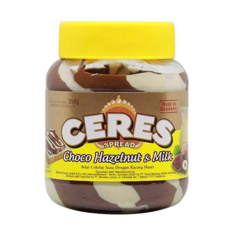 Jual ceres spread choco hazelnut&milk 300g | Shopee Indonesia