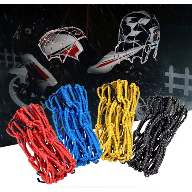 Jual Tali Jaring Helm Menyala Dalam Gelap/jaring helm reflektif/tali ...