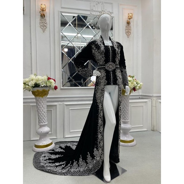 Jual NEW GAUN PENGANTIN BELUDRU KUTU BARU BEREKOR/BAJU PENGANTIN ADAT ...